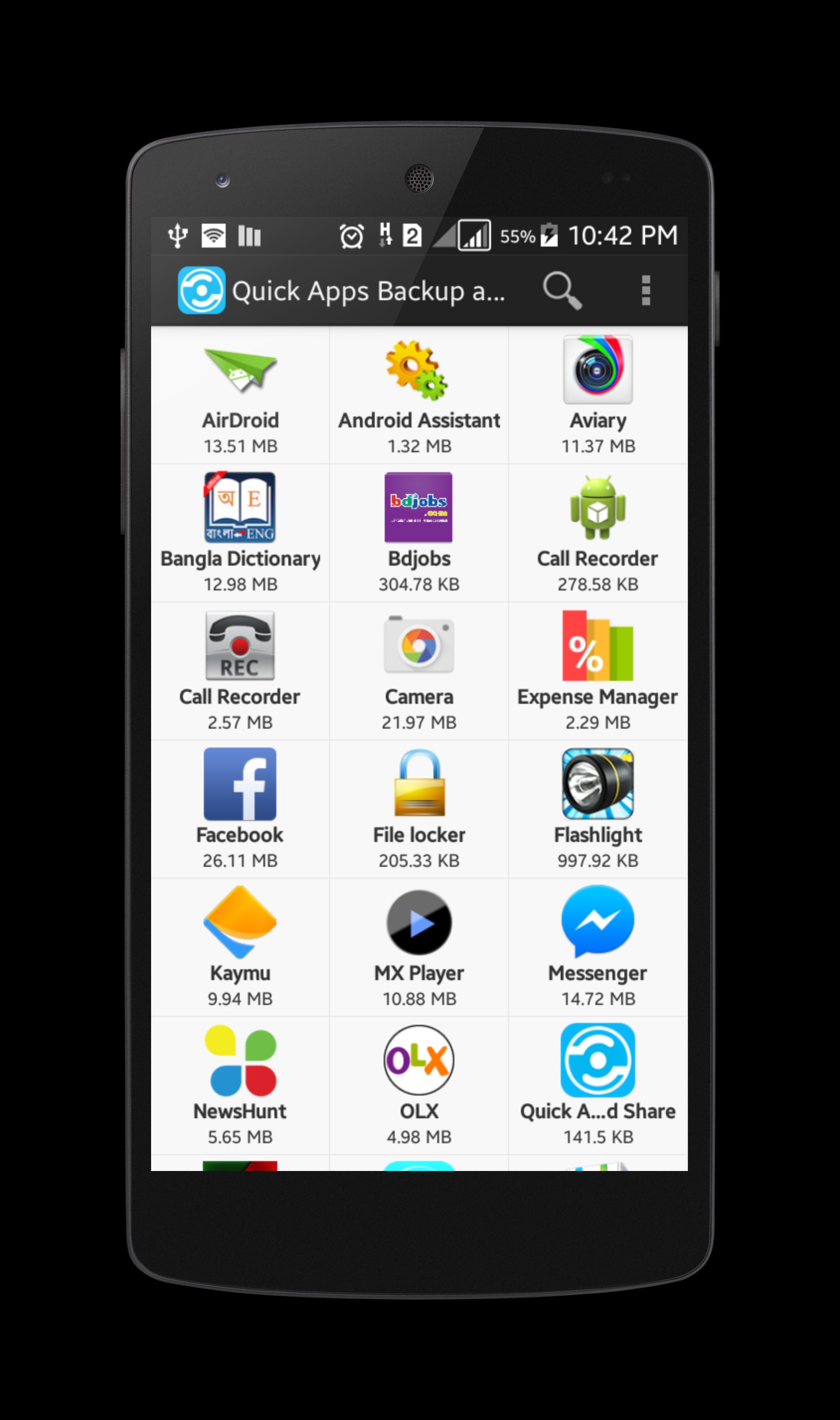Quick Apps Backup and Share APK for Android Download