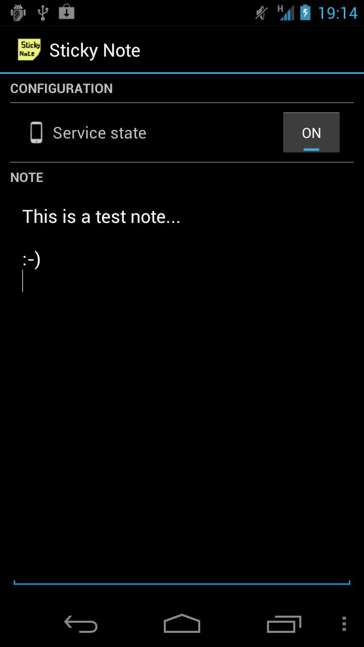 Sticky Note APK للاندرويد تنزيل