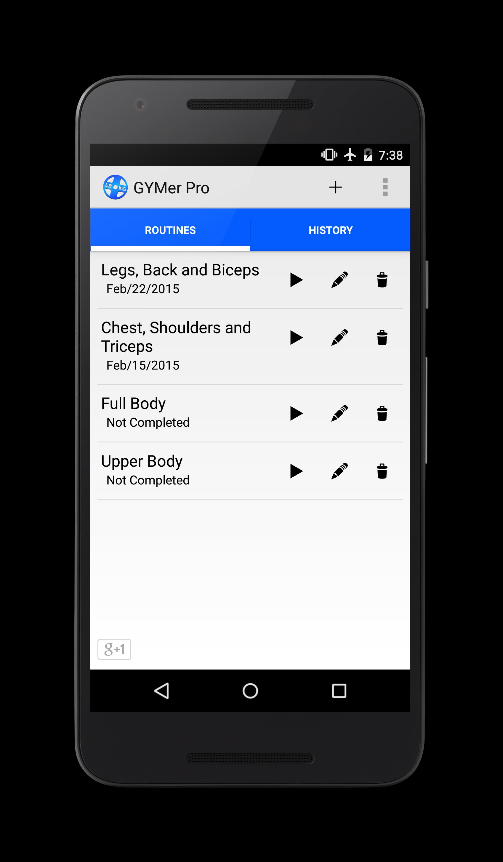 GYMer Pro - Bodybuilding Neueste Version 2.8 für Android