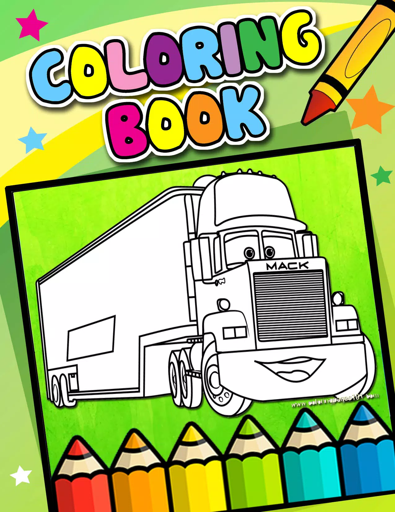 Mcqueen Coloring Book Pages