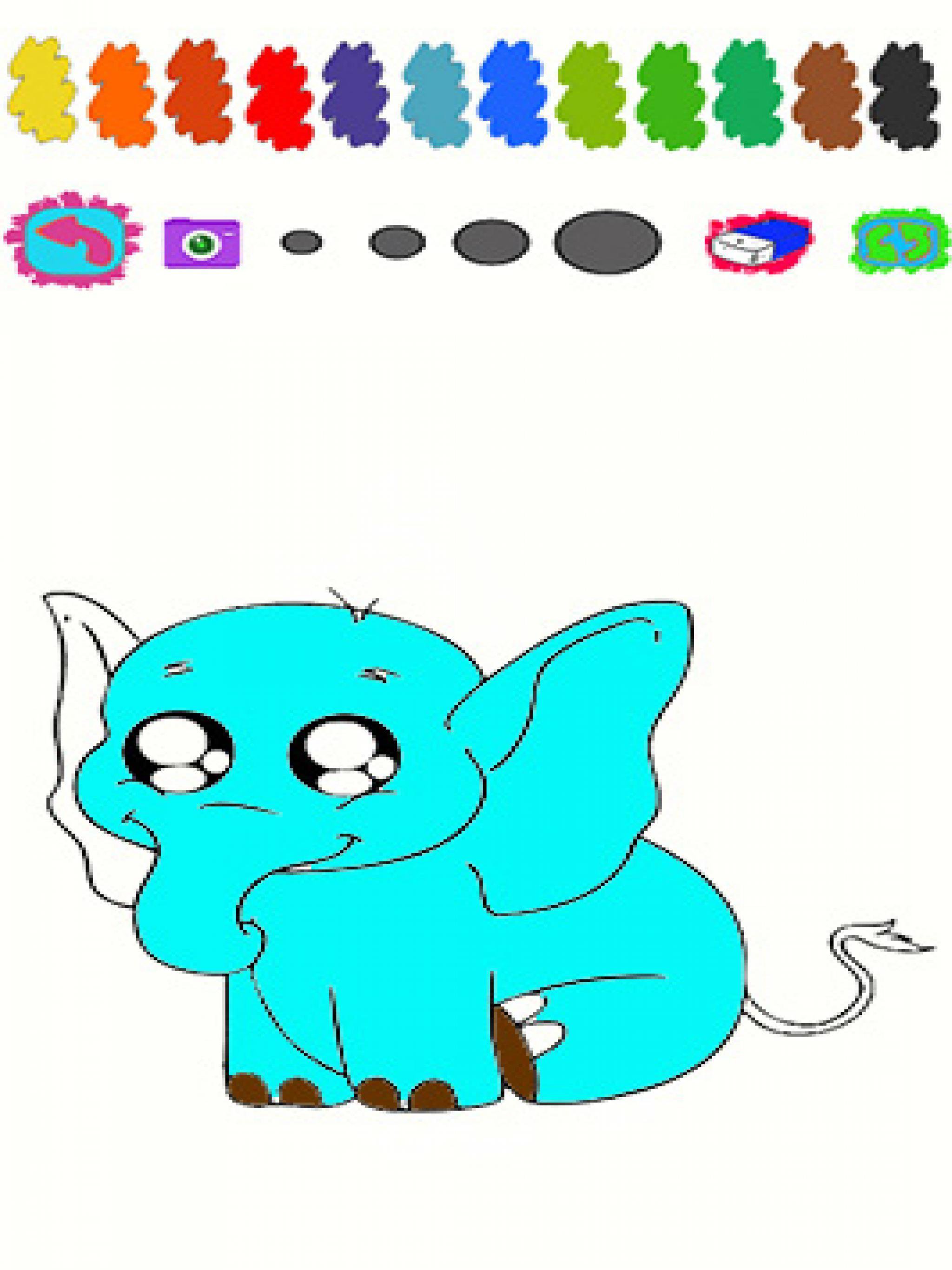 Coloring Elephant Cartoon Kids APK for Android Download