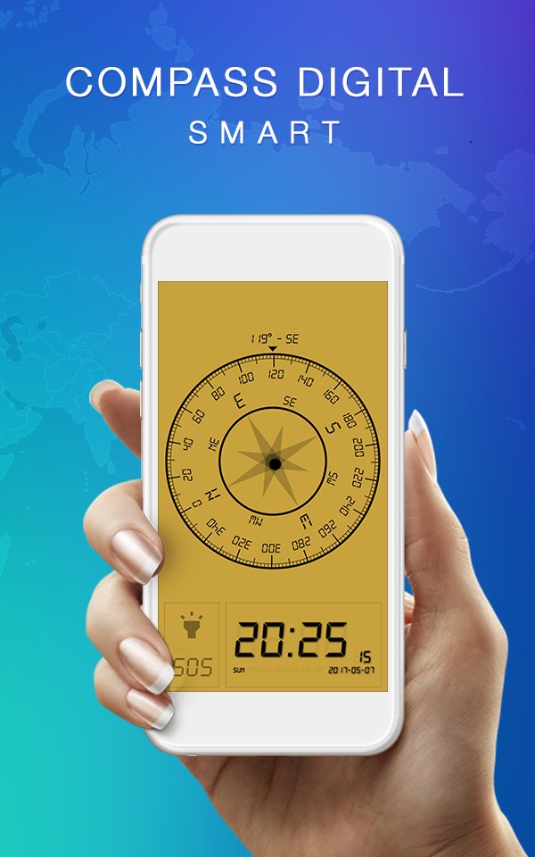 Download Smart Compass Digital Latest Version 1.1 Android APK File