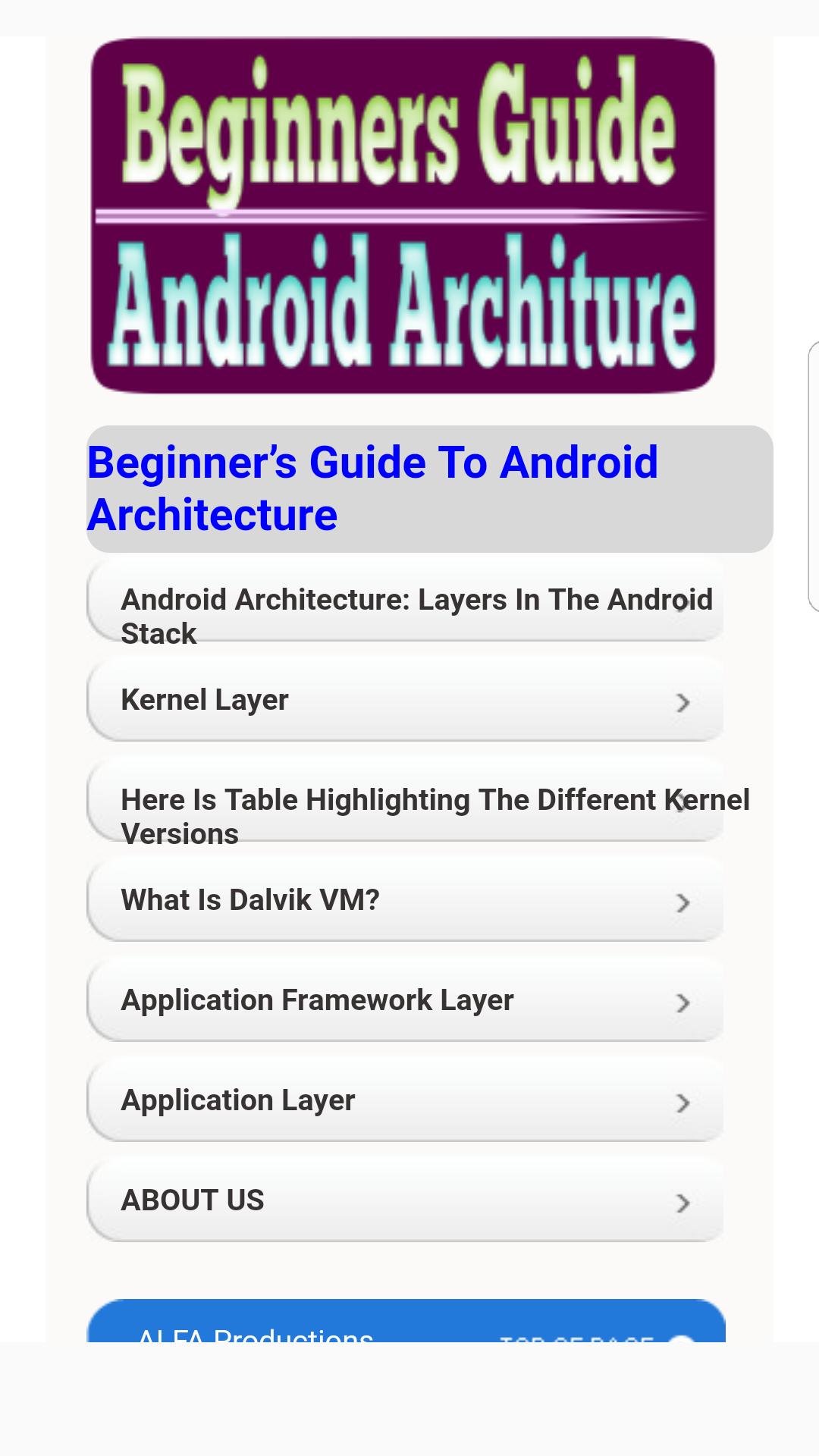 Beginners Guide Android Architecture Tutorials APK for Android Download Beginners Guide Android Architecture Tutorials APK for Android Download