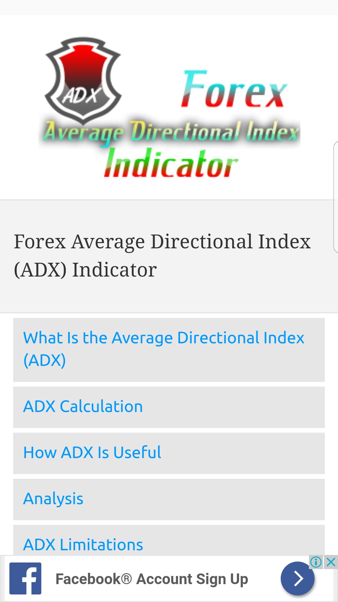 Forex Average Directional Index (ADX) Indicator APK for Android Download Forex Average Directional Index (ADX) Indicator APK for Android Download