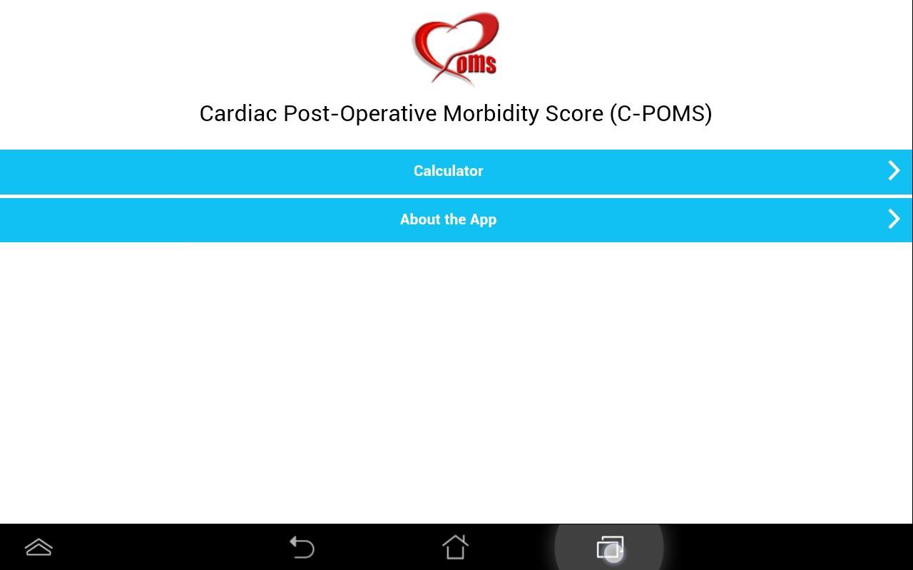 C-POMS Calculator APK for Android Download