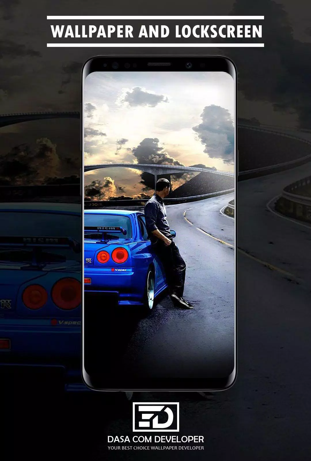 Paul Walker Car Wallpaper