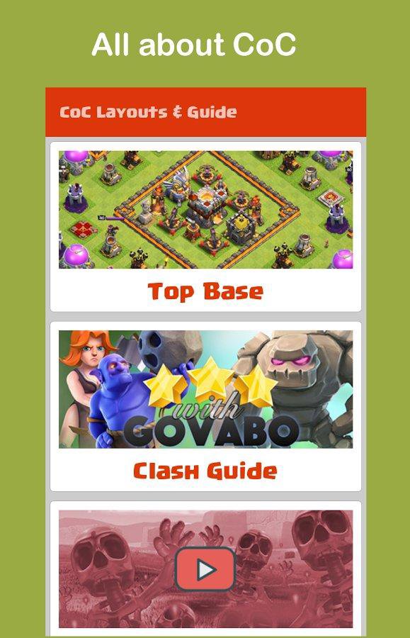 Download do APK de Maps of COC 2016 para Android