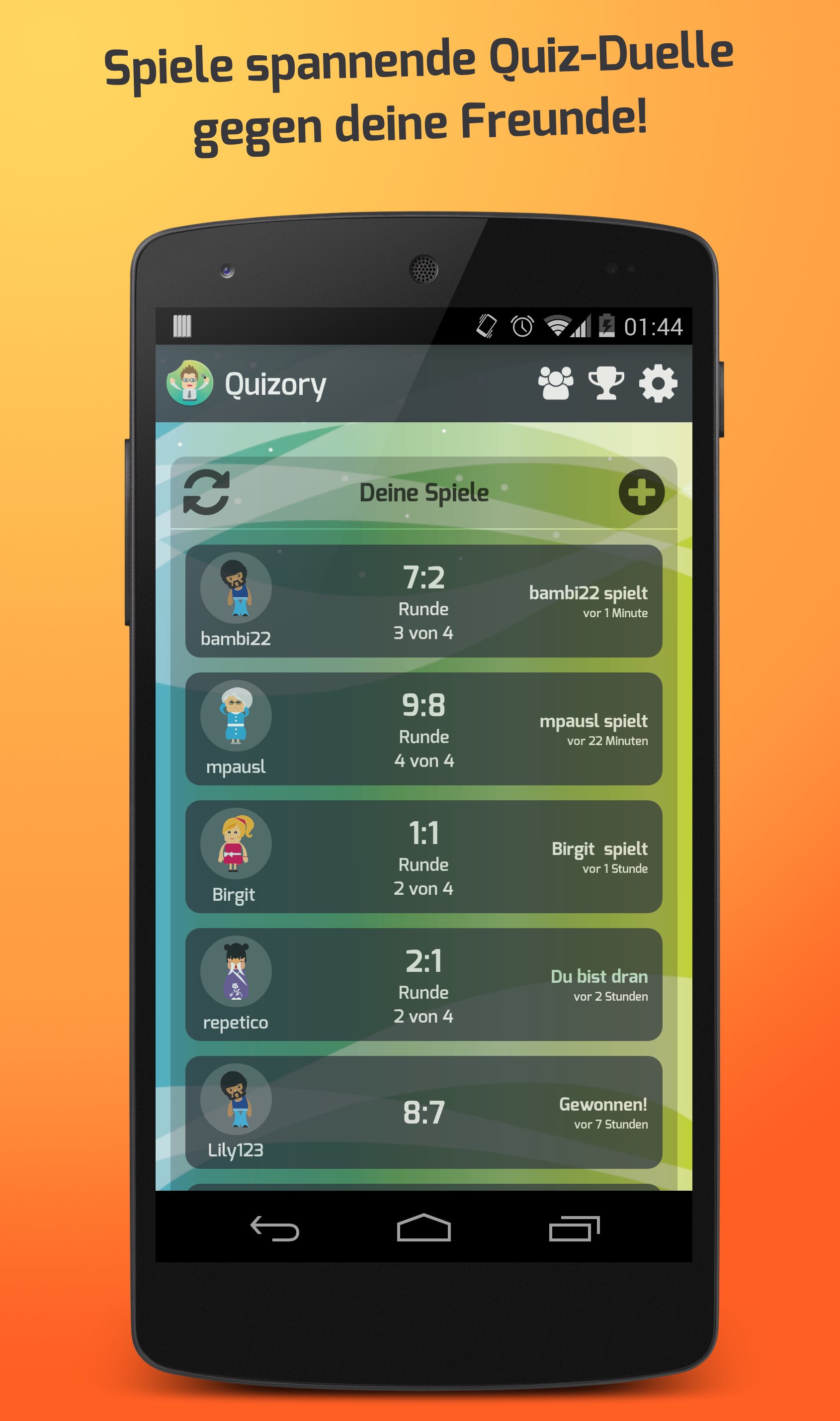 Quizory - Das Quiz-Duell APK for Android Download