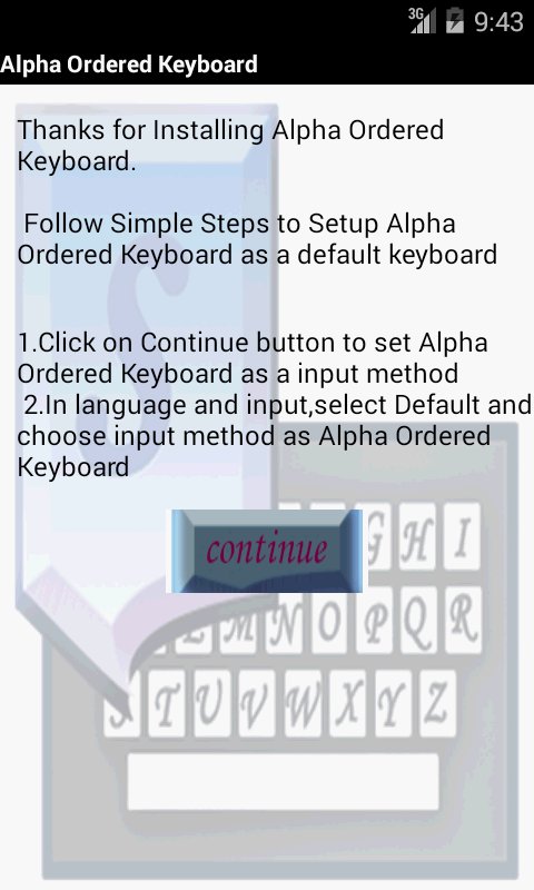 ABC Ordered Keyboard APK for Android Download