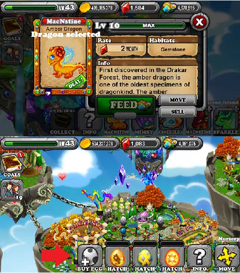 Amber Dragon Dragonvale