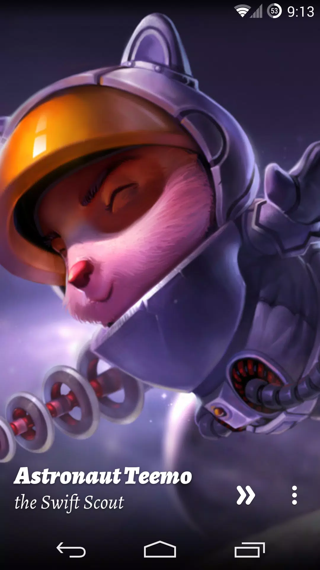 Astronaut Teemo Splash Art