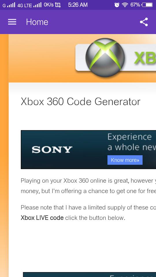 Free Xbox Code Generator Tips And Tricks APK for Android Download
