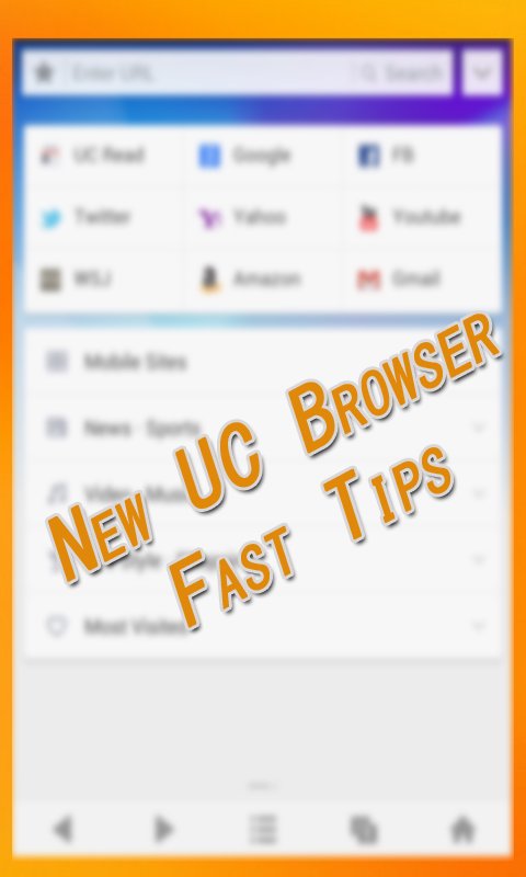New UC Browser Fast Download Tips APK for Android Download