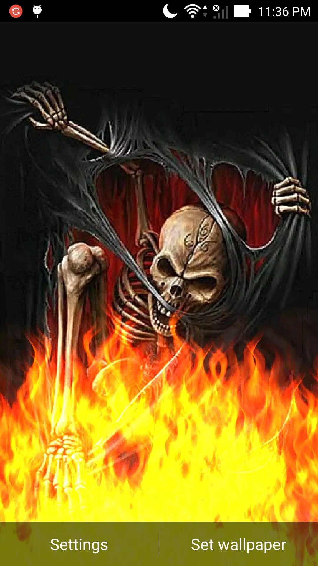 Devil Skeleton Wallpaper