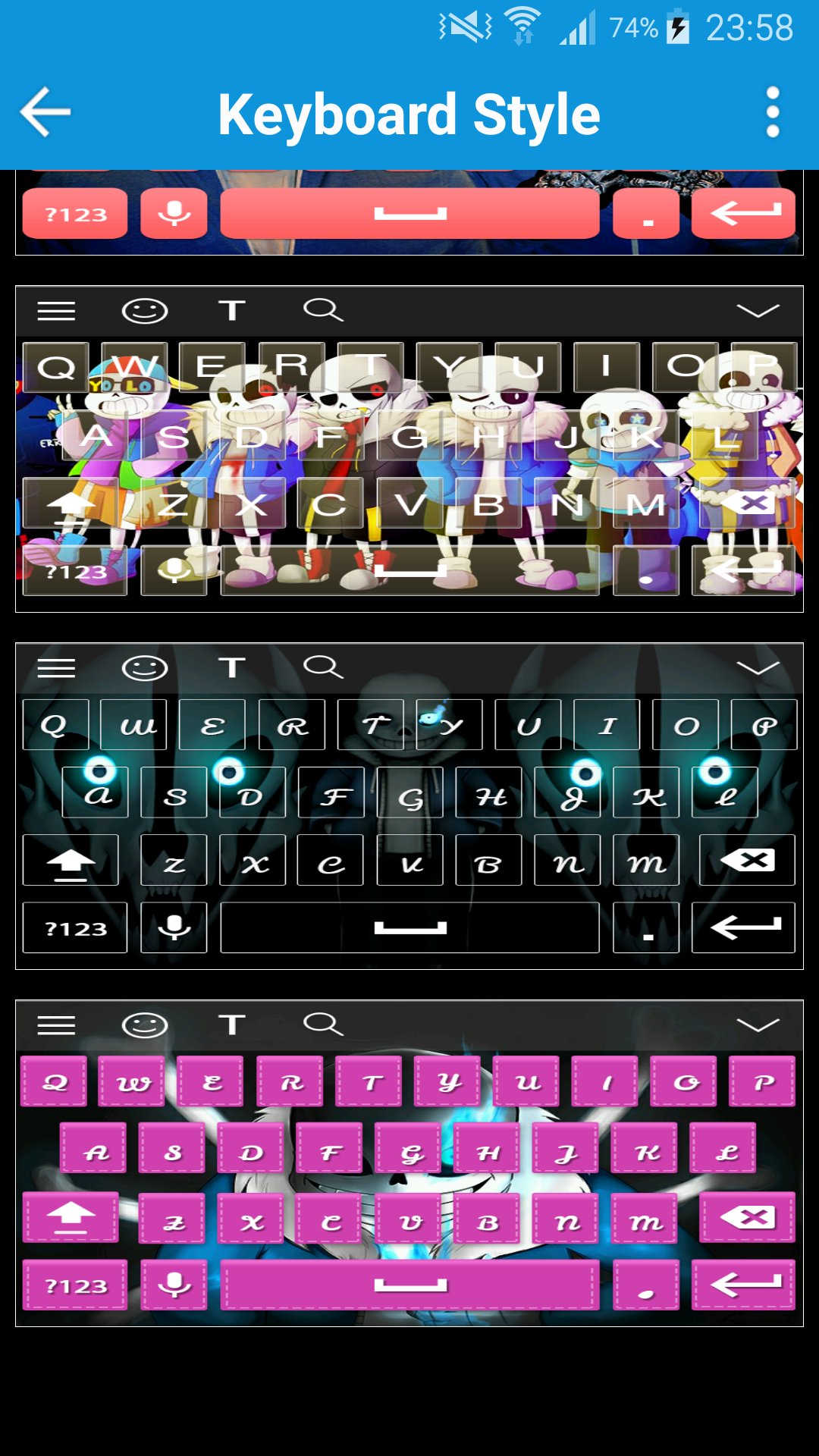 Keyboard For Sans APK للاندرويد تنزيل