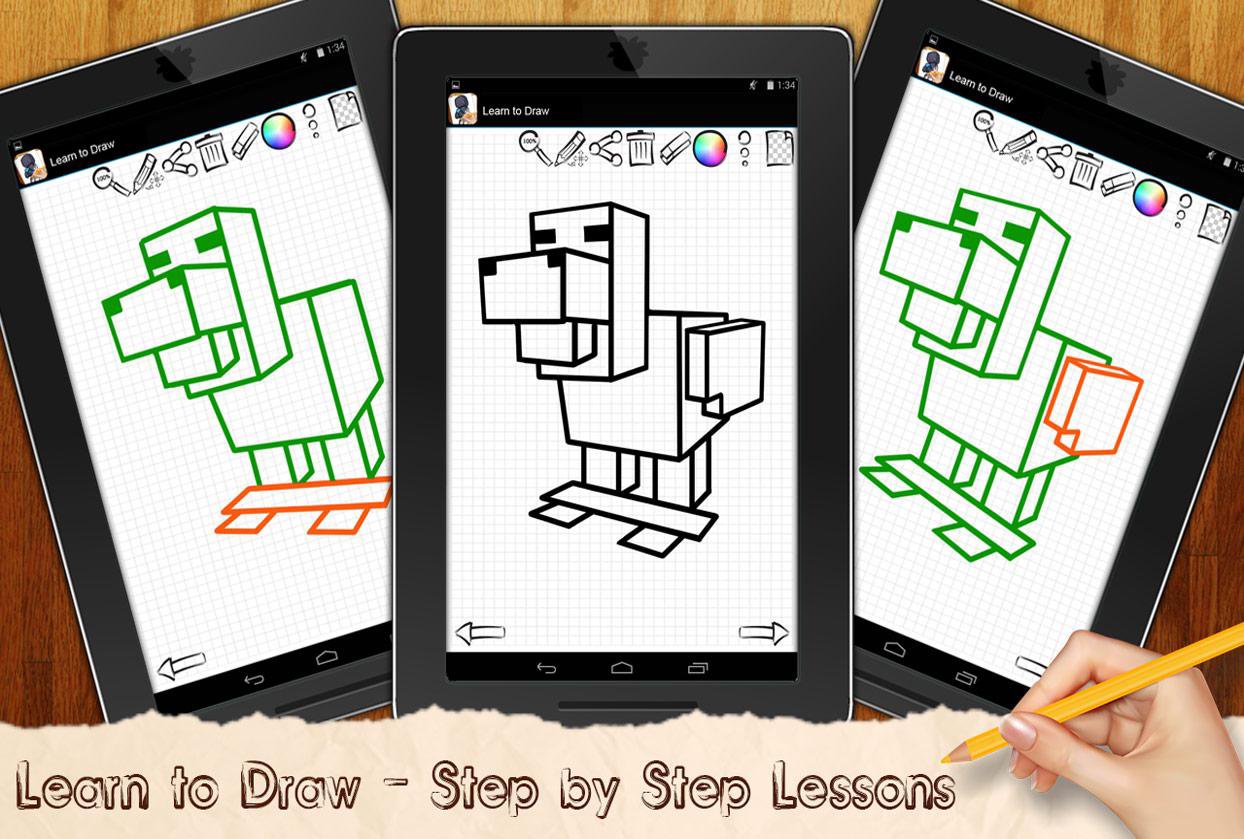 How to Draw Minecraft APK voor Android Download