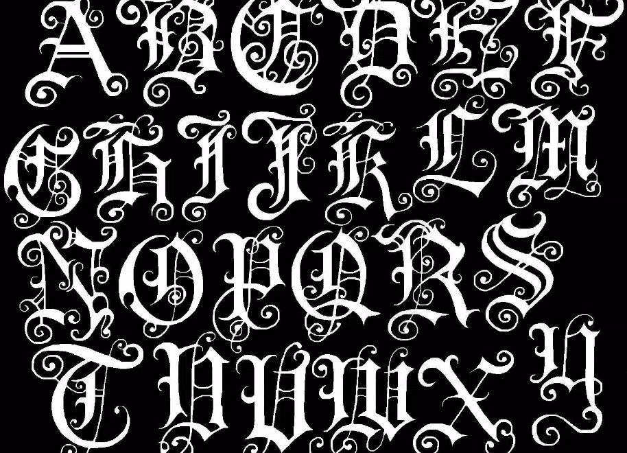 Graffiti Gangster Letters