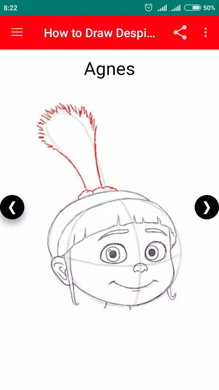 How To Draw Agnes From Despicable Me Step By Step
