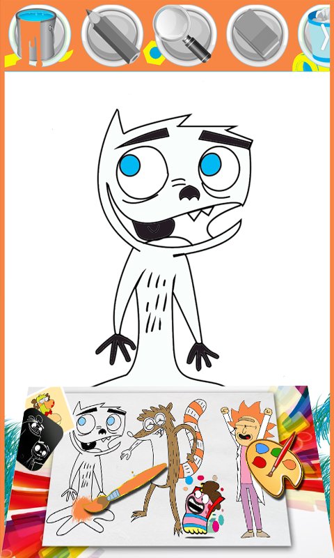 Download do APK de Coloring drawing cartoons game para Android
