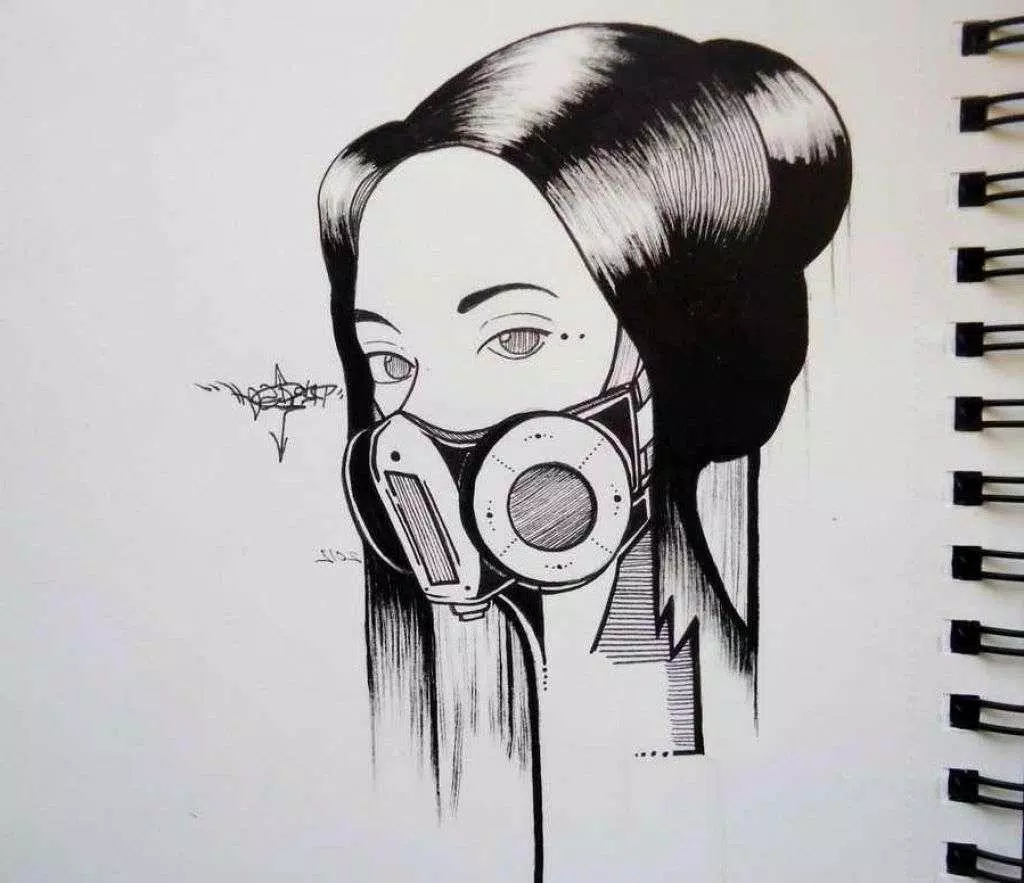 Graffiti Girl Characters Sketches