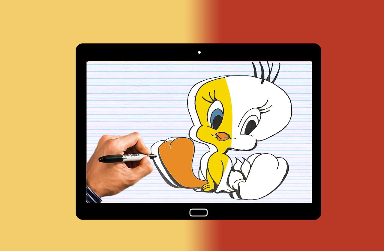 تعليم طريقة رسم تويتي تعليم الرسم للاطفال Apk للاندرويد تنزيل
