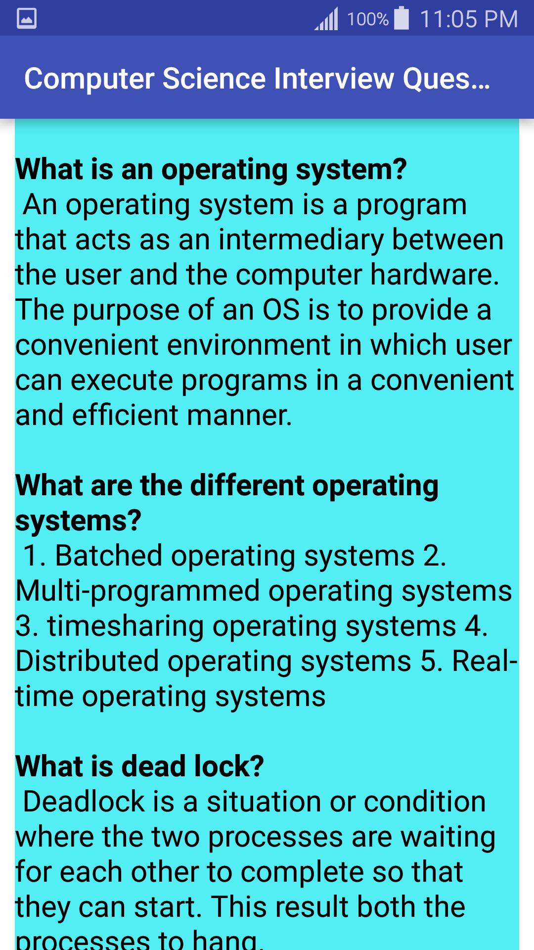 Computer Interview Questions Apk For Android Download