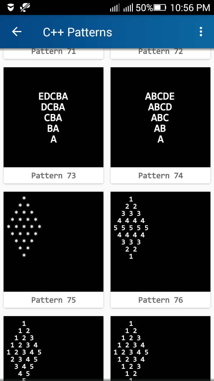 C Pattern Programs Apk For Android Download