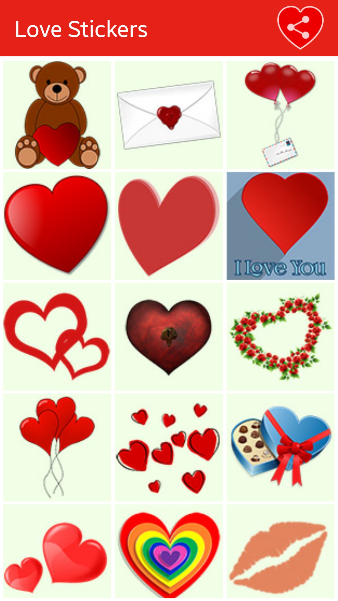 Love chat Stickers APK for Android Download