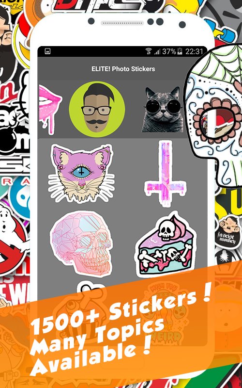 Android용 Emoji Photo Stickers 😍 ️👯👯 APK 다운로드