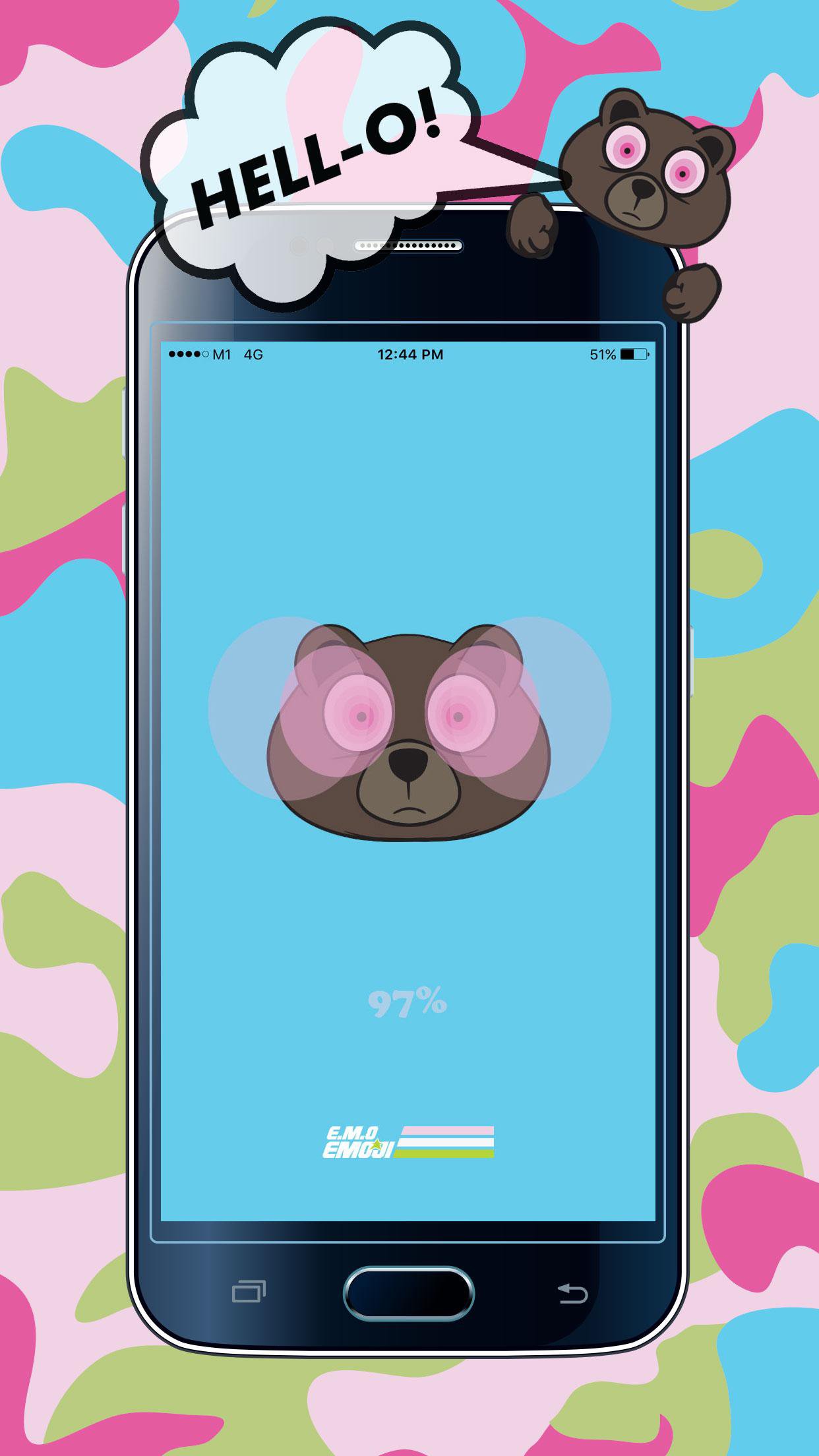 Emo-Emoji - Digital Stickers APK für Android herunterladen