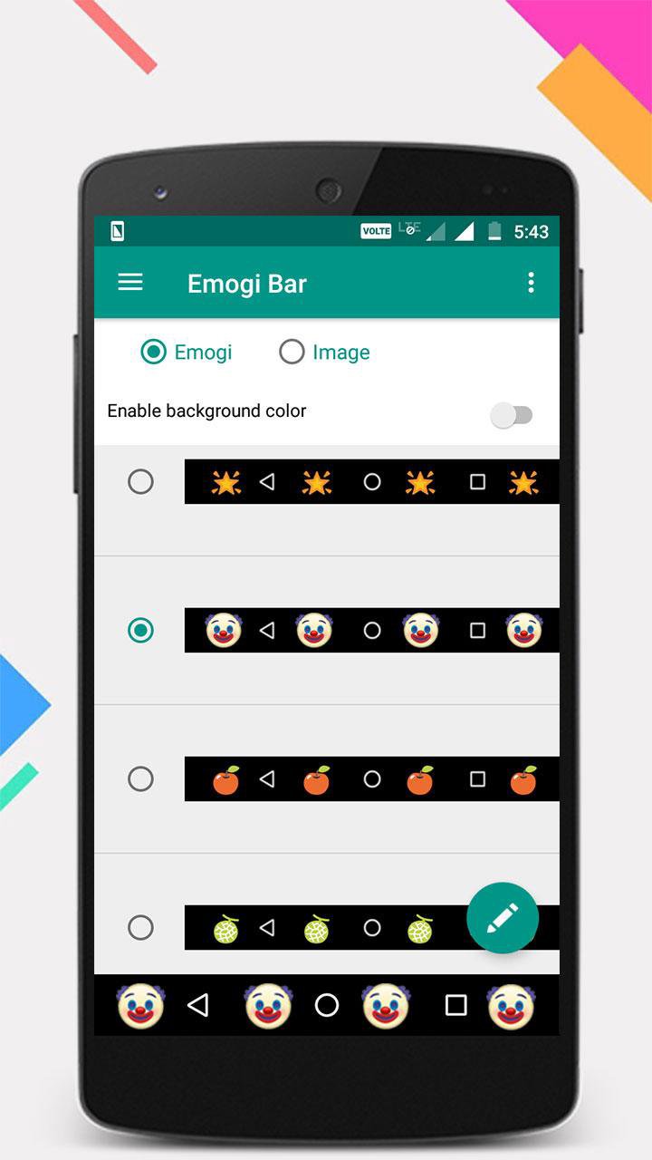 NavBar-Emoji Color APK للاندرويد تنزيل