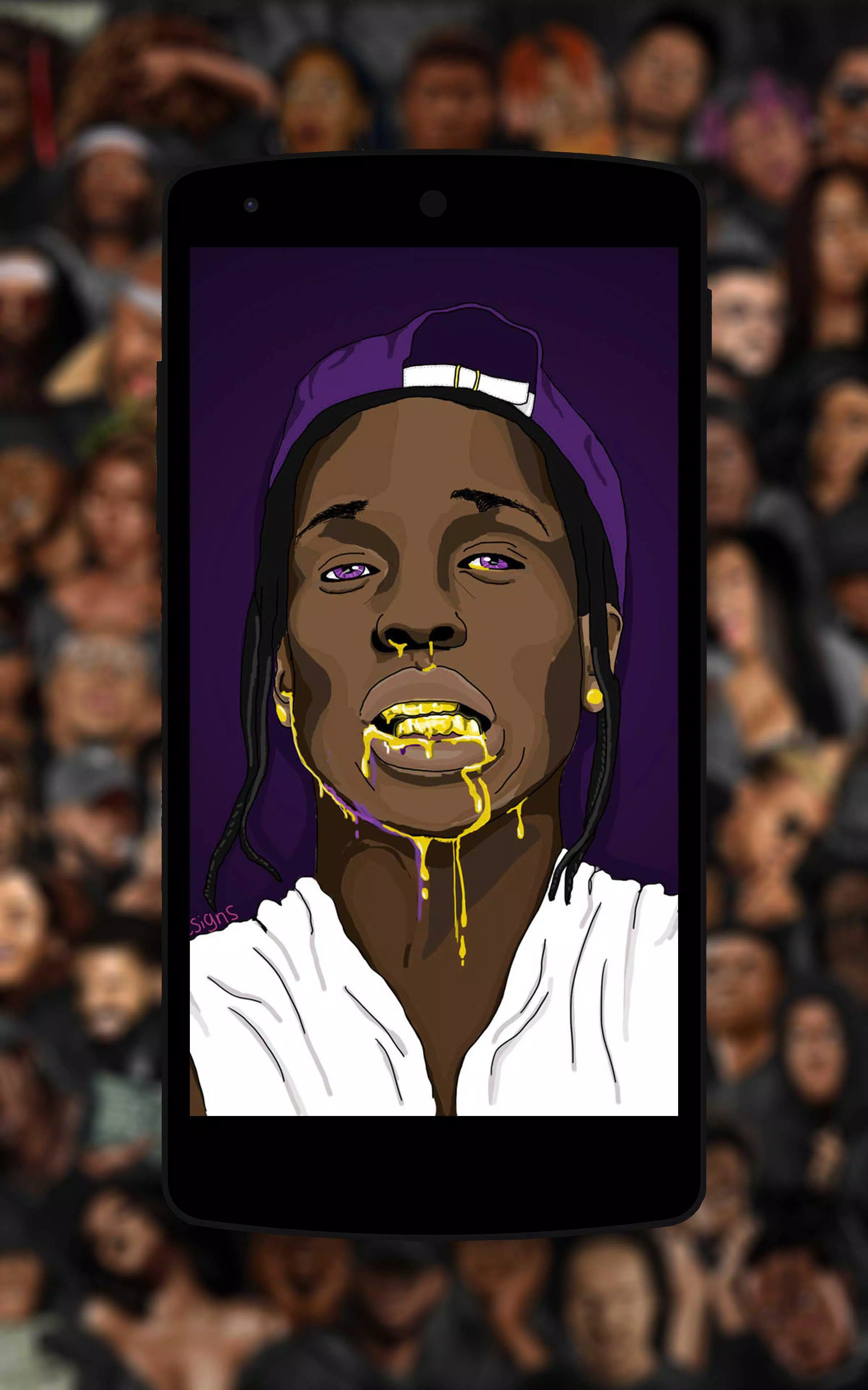 Asap Rocky Smoking Wallpaper