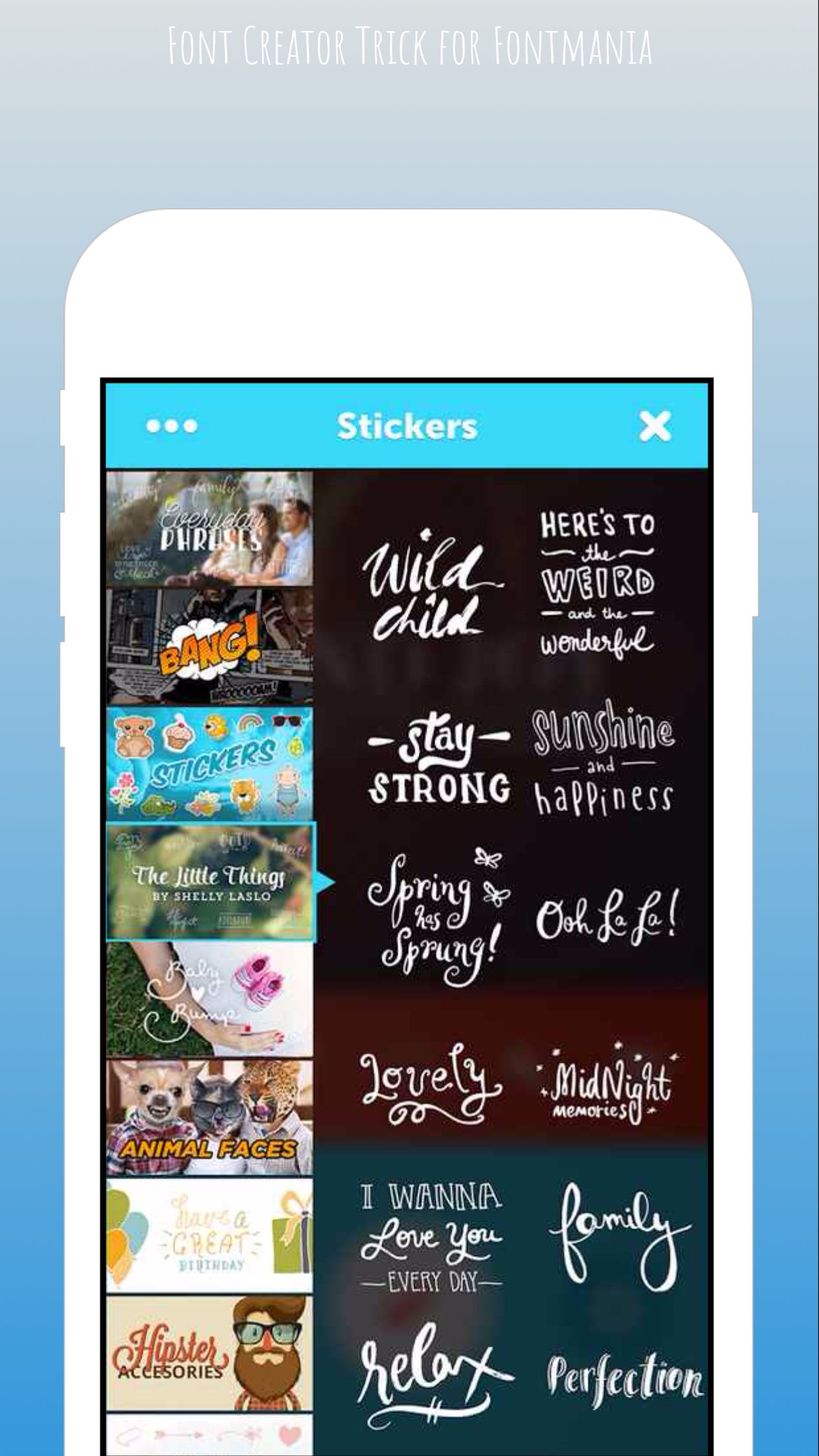 Font Creator Trick For Fontmania APK for Android Download
