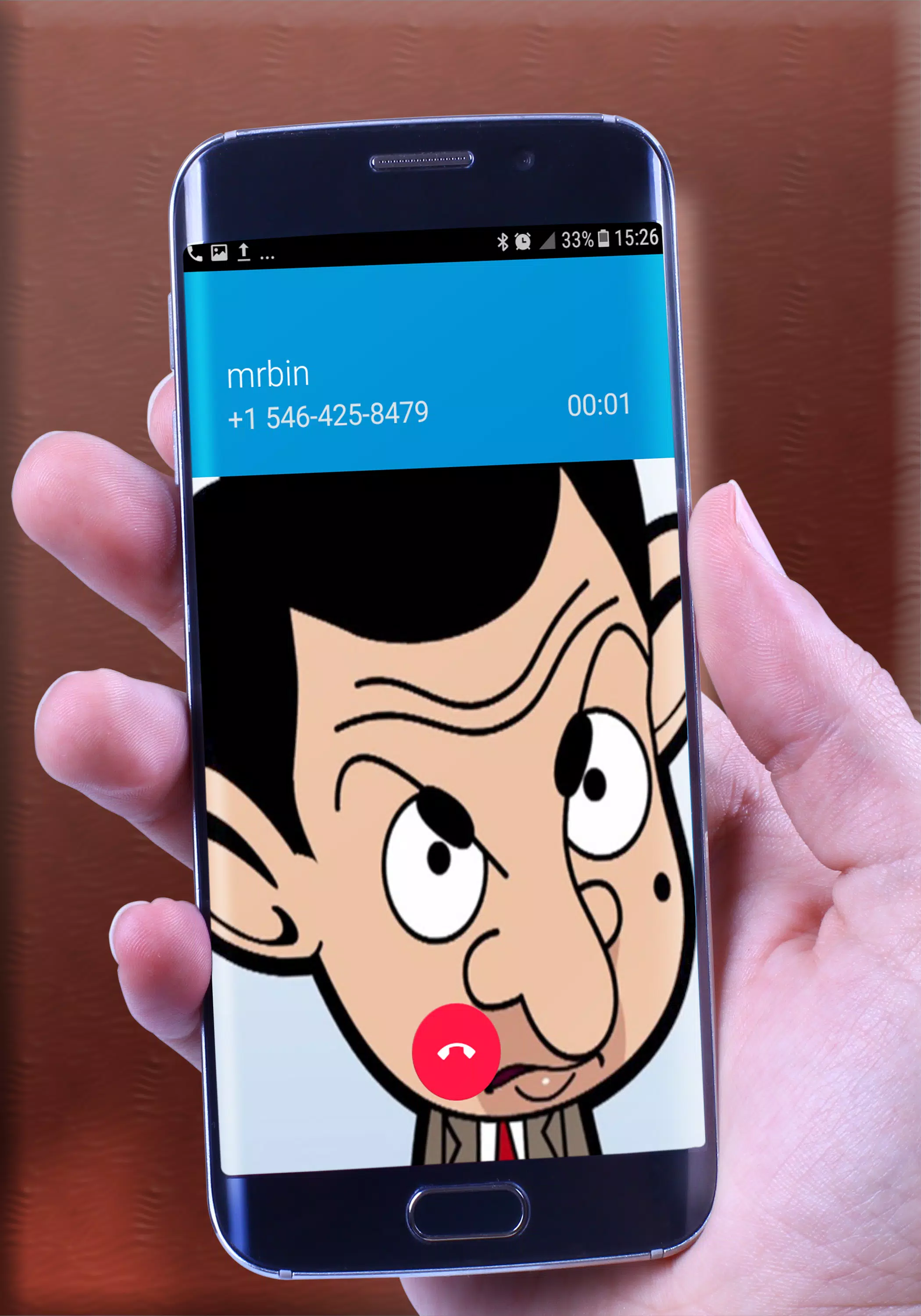 Screen Bean On Telephone