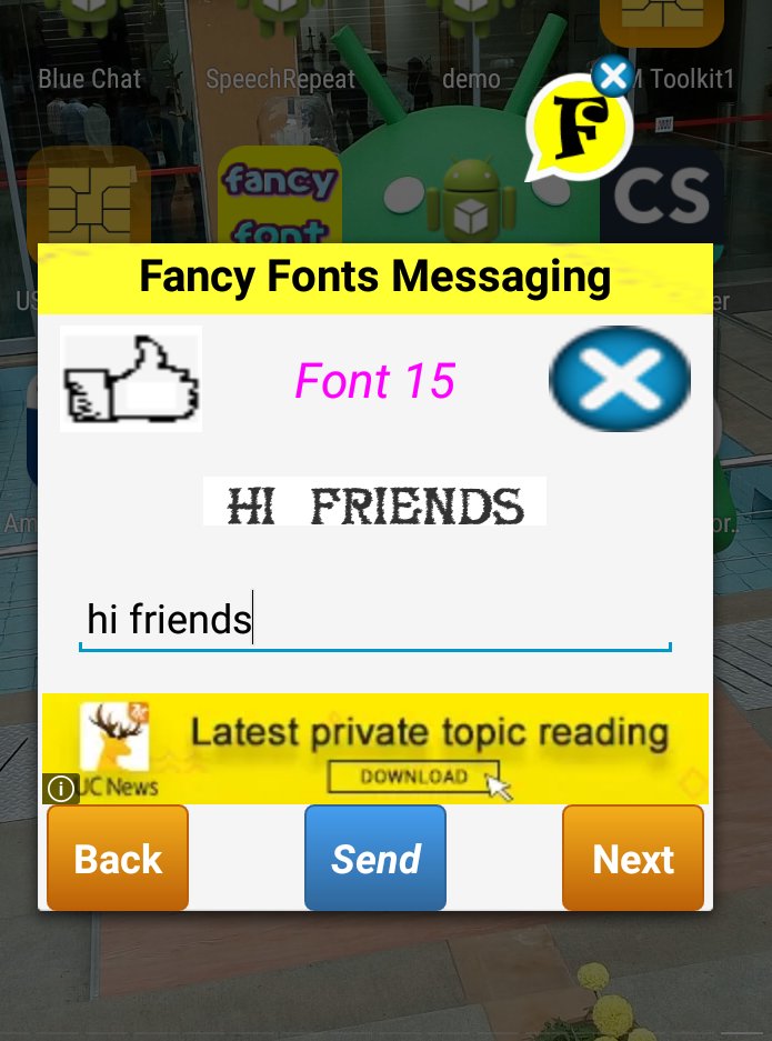 Fancy fonts for Chat APK للاندرويد تنزيل