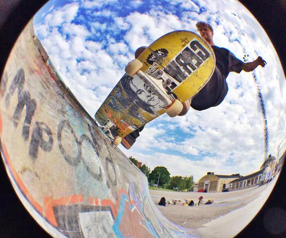 Fisheye Photography Skateboarding