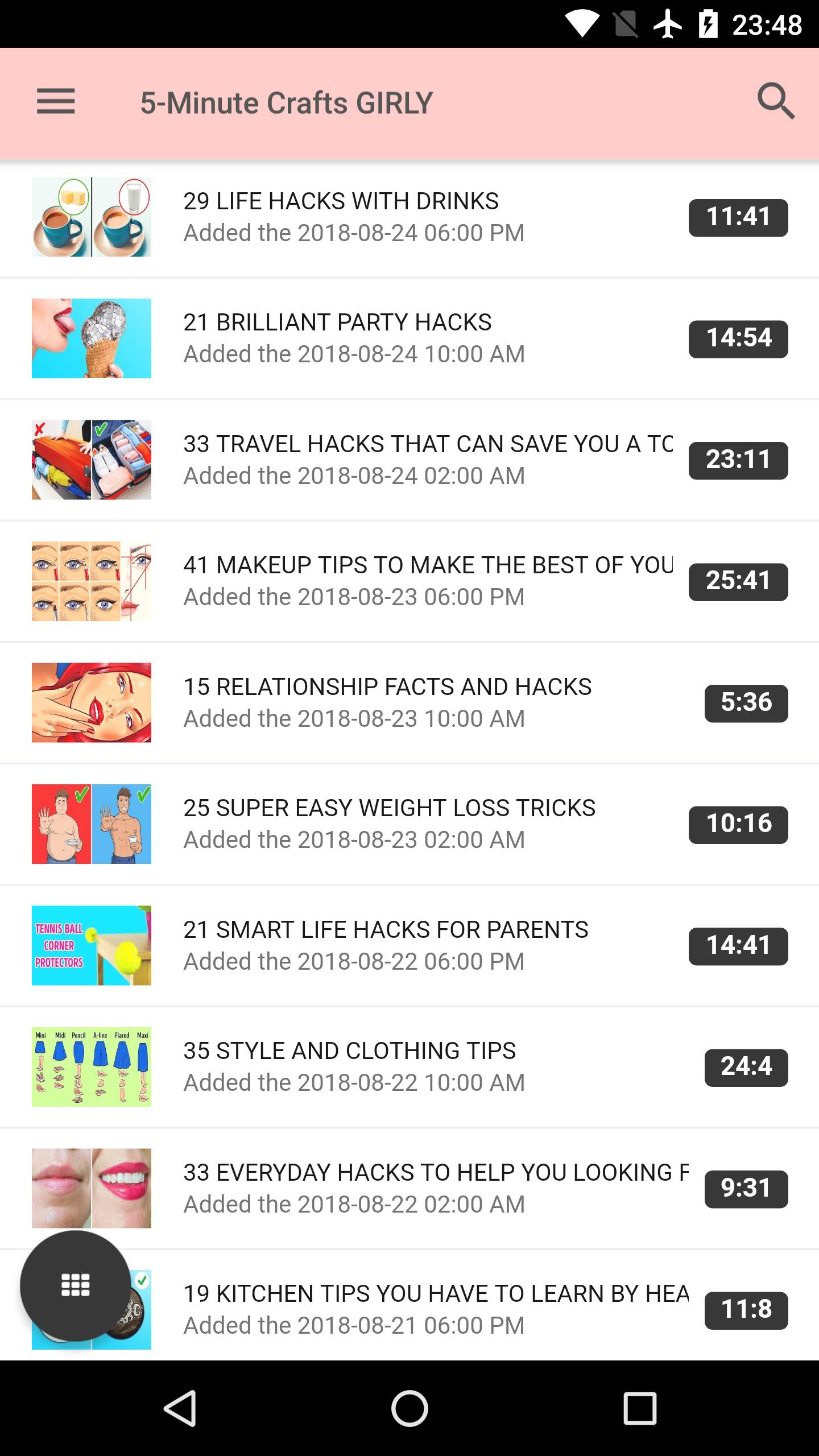 Download do APK de 5-Minute Crafts GIRLY para Android Download do APK de 5-Minute Crafts GIRLY para Android