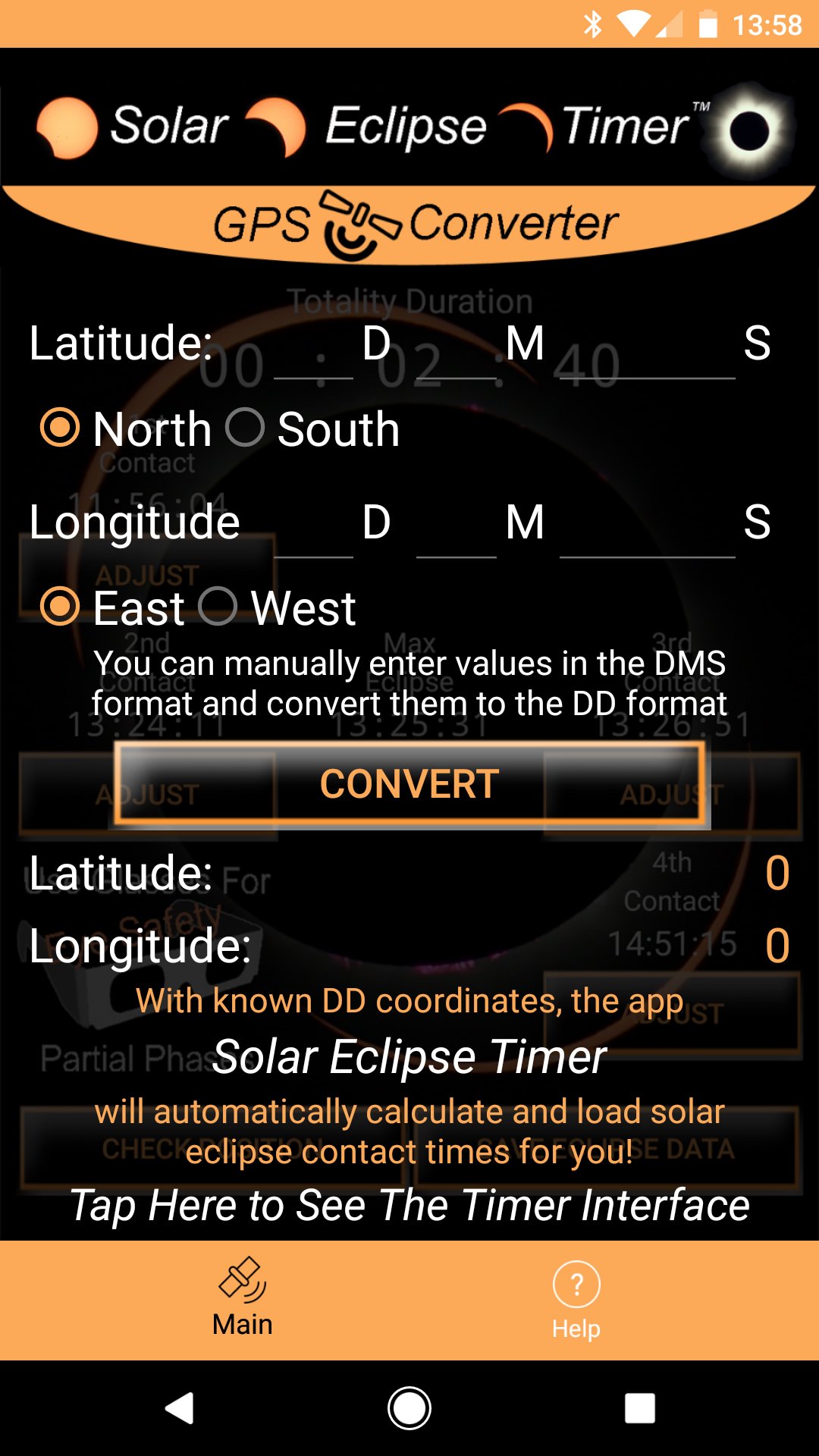 Solar Eclipse Timer GPS Converter APK for Android Download