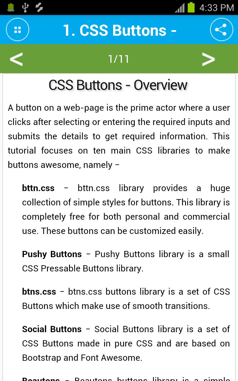 Free CSS Buttons Tutorial APK untuk Unduhan Android Free CSS Buttons Tutorial APK untuk Unduhan Android