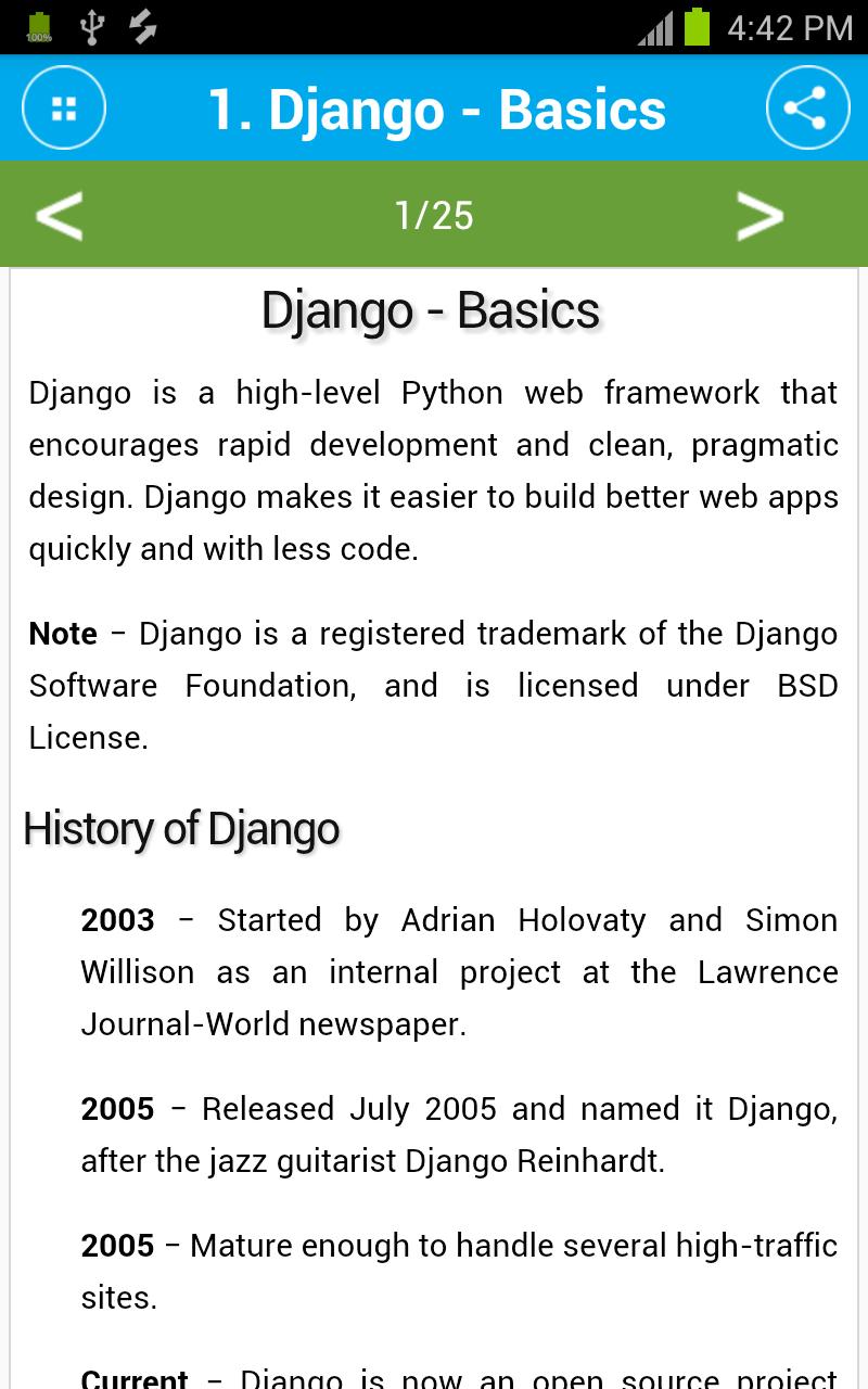Free Django Tutorial APK for Android Download Free Django Tutorial APK for Android Download