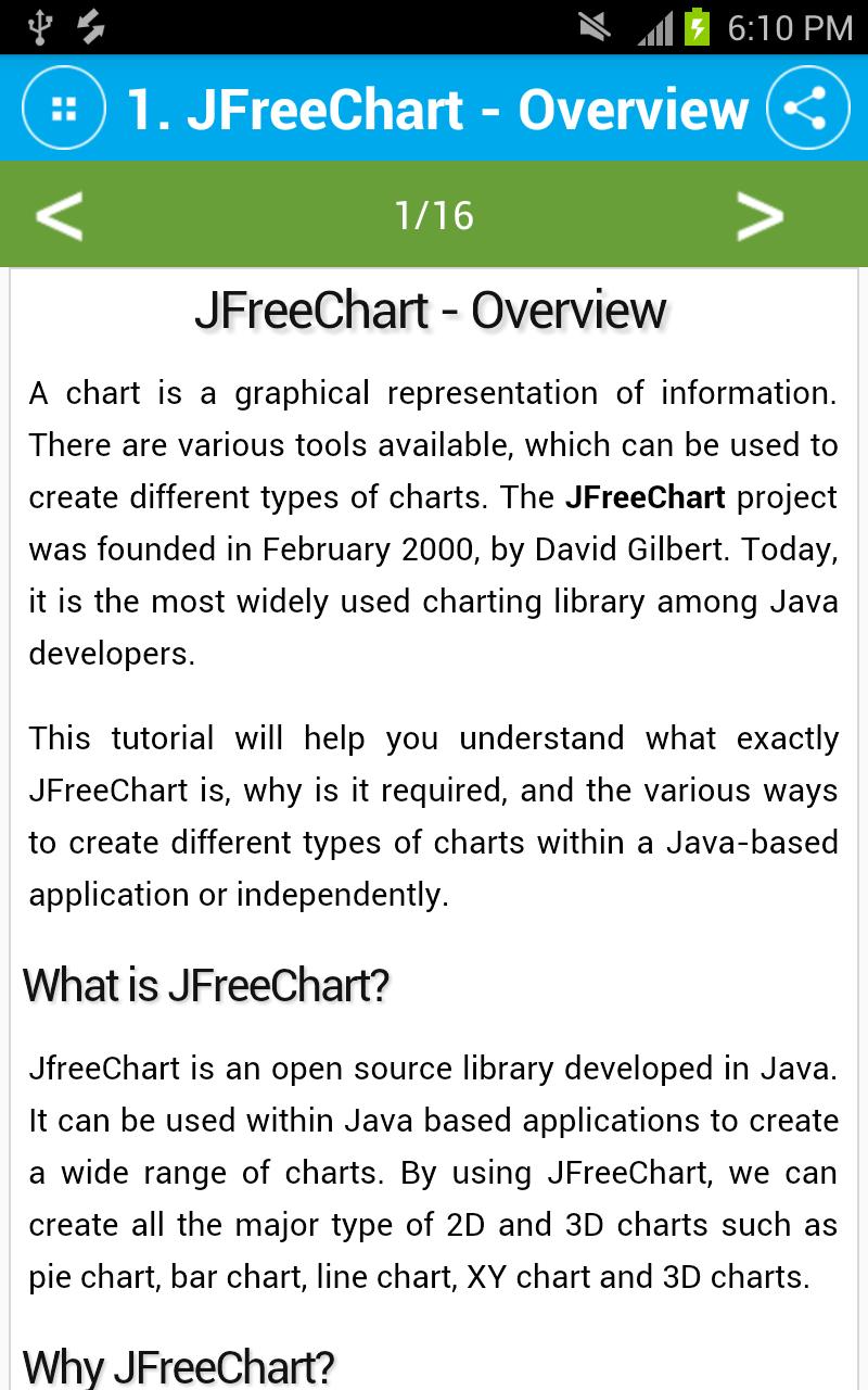Free Jfreechart Tutorial Apk For Android Download