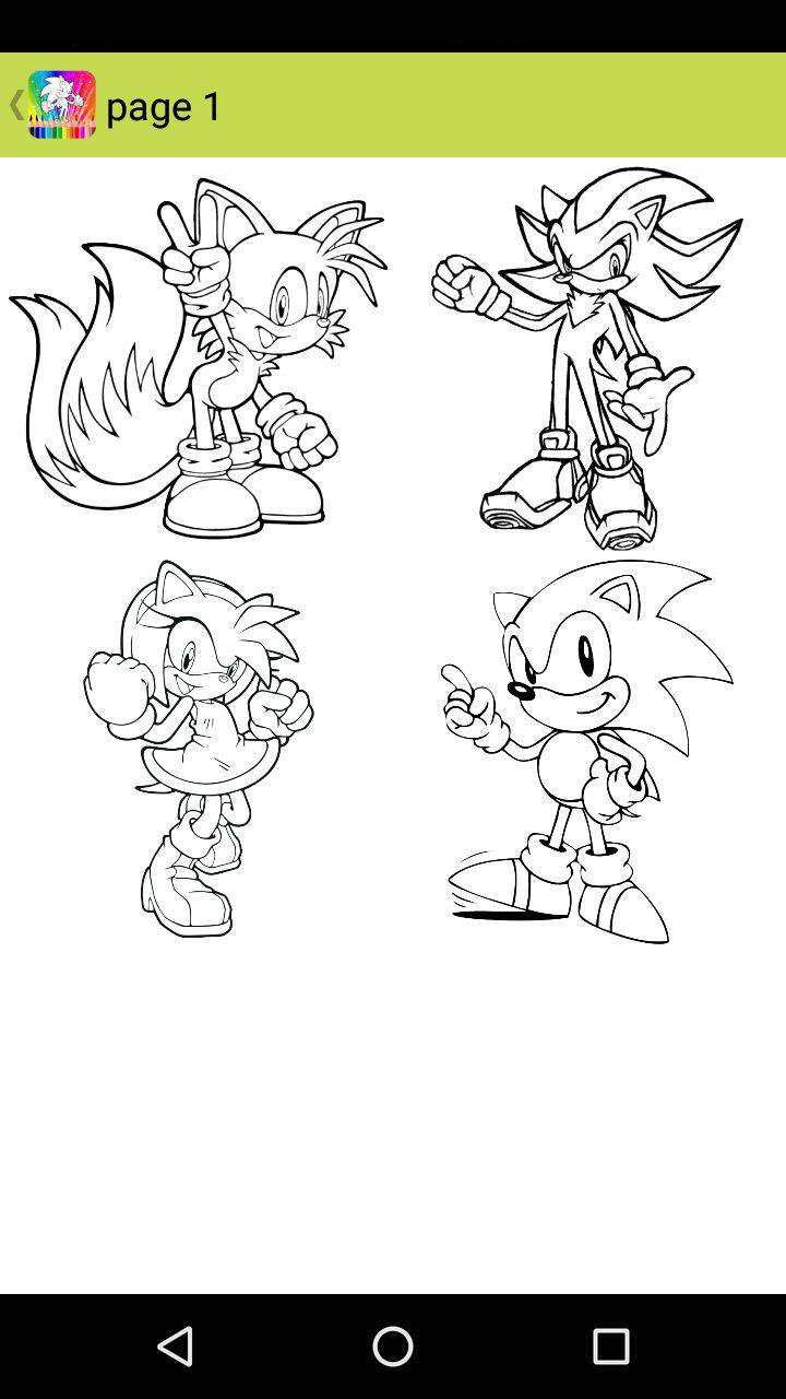 sanic coloring game APK for Android Download