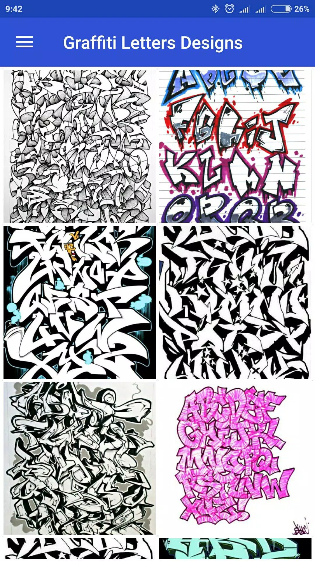 Graffiti Letter I Designs