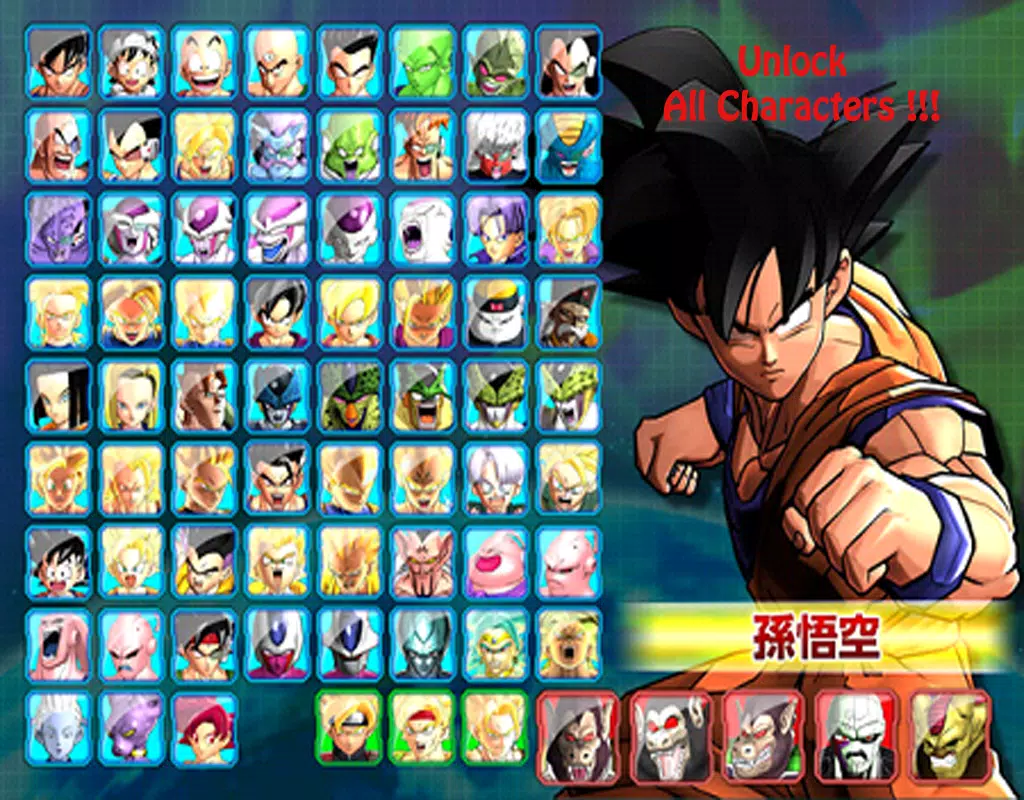 All Dbz Characters List