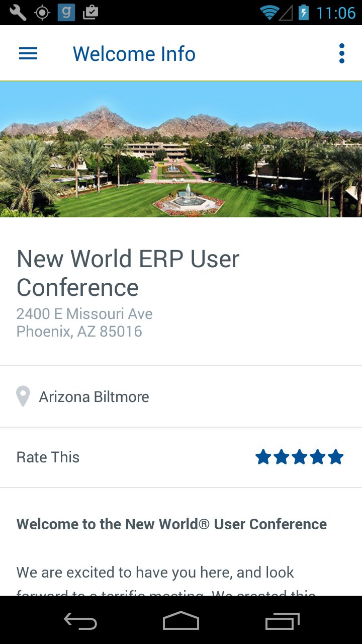 New World ERP Conference APK للاندرويد تنزيل