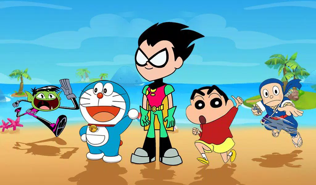 Doraemon And Shin Chan Together