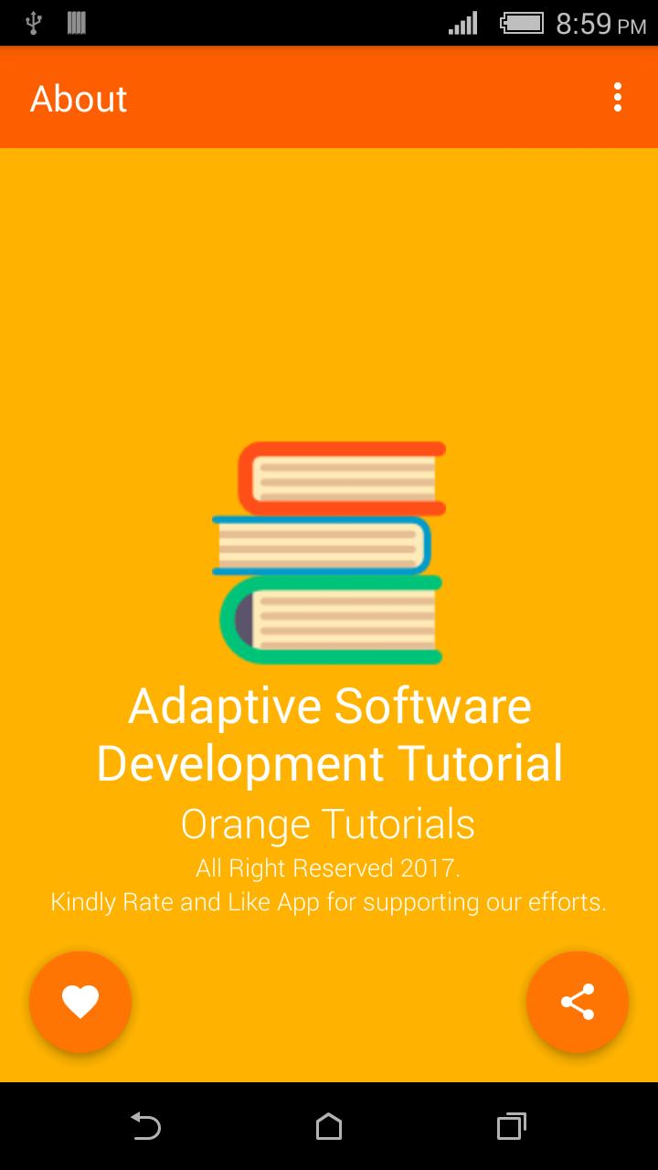 Adaptive Software Development Tutorial APK untuk Unduhan Android Adaptive Software Development Tutorial APK untuk Unduhan Android