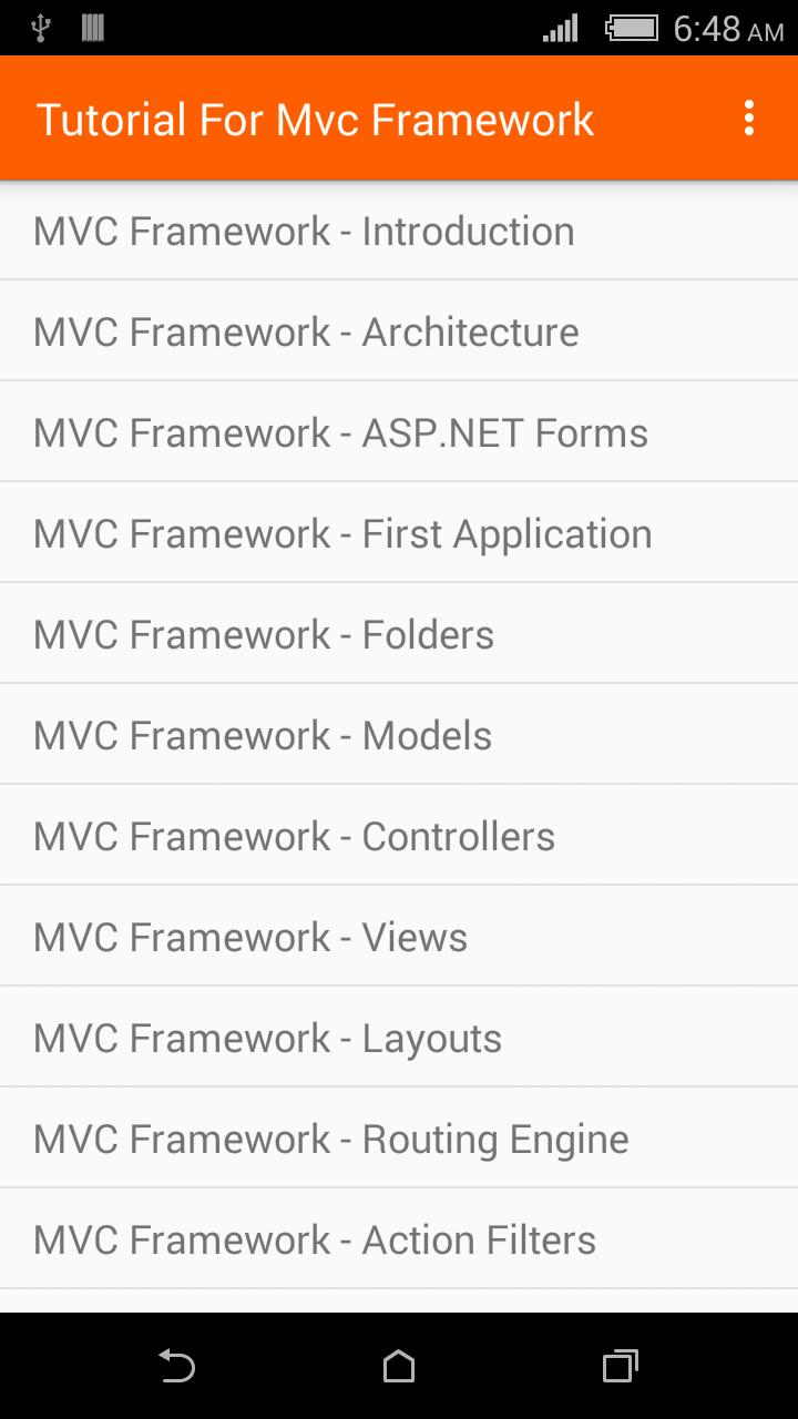 Descargar Tutorial For MVC Framework APK para Android - Última Versión Descargar Tutorial For MVC Framework APK para Android - Última Versión