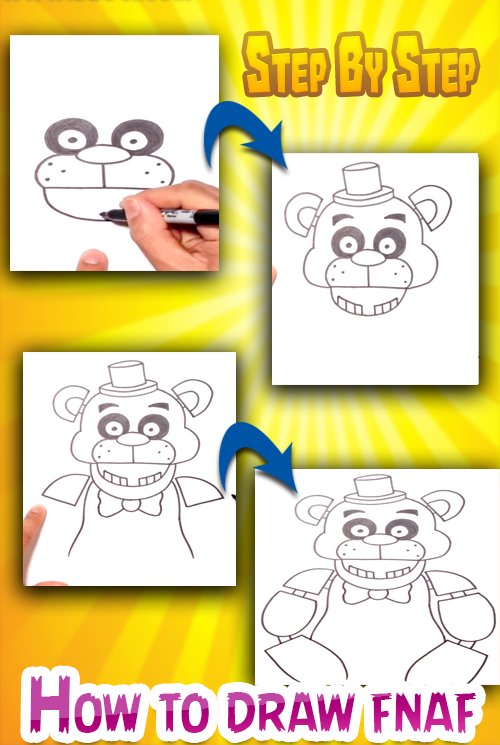 Скачать How To Draw FNAF Nights Steps APK для Android