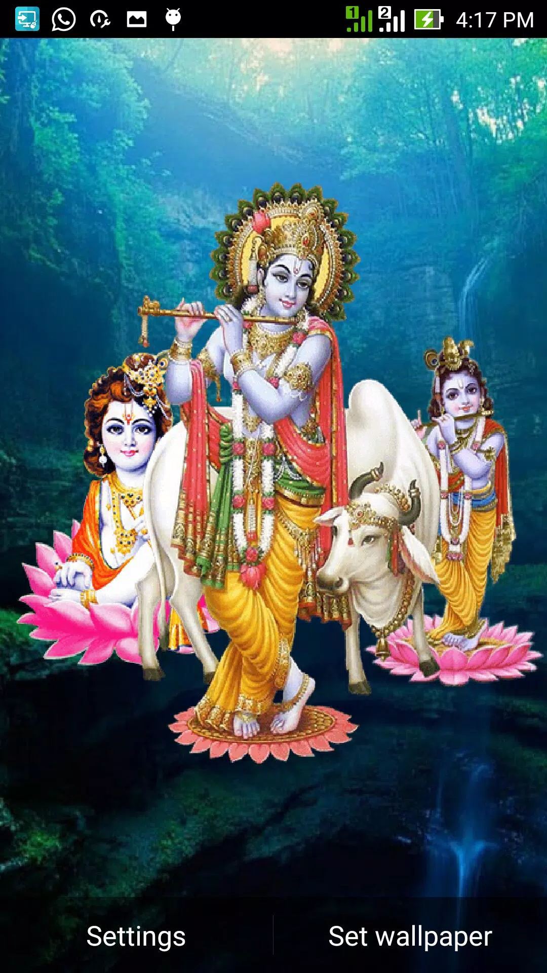 3d Krishna Wallpaper